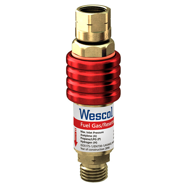 Wescol Type 90 (T90) Re-settable Fuel Gas Flashback Arrestor ...