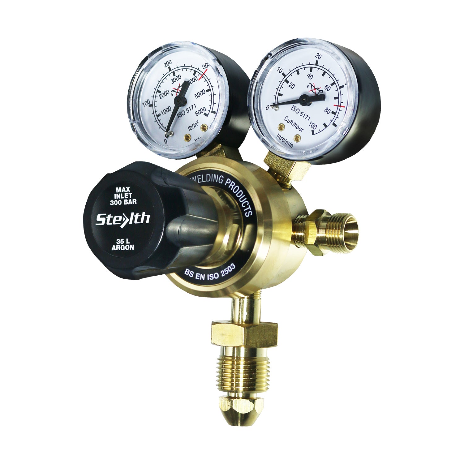 Stealth Single Stage 2g Argon/C02 30lpm MIG Welding Regulator ...